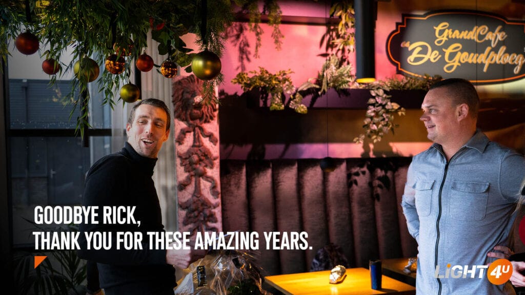 A new chapter for Rick. All the best! | Light4U